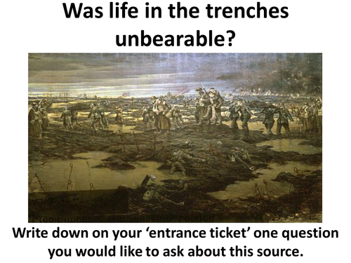 First World War Unit of Work | Teaching Resources