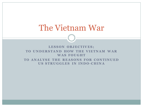 Vietnam War | Teaching Resources