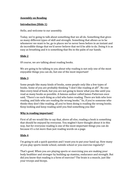 Assembly on Reading (Importance, Benefits, Enjoyment) | Teaching Resources