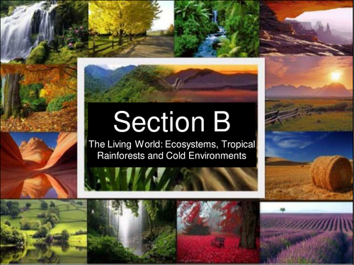 NEW AQA GCSE THE LIVING WORLD CH 5 ECOSYSTEMS- 5 whole lessons ...
