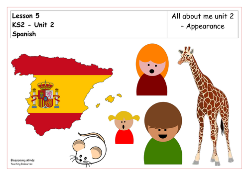 Spanish lesson and resources - Describing myself | Teaching Resources