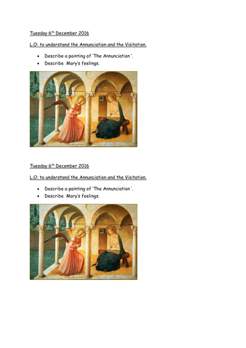 The Annunciation | Teaching Resources