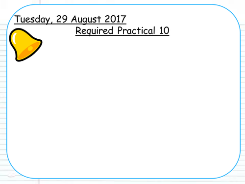 New AQA A2 Required practical 10- preparation of an organic solid ...
