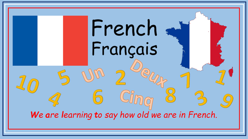 French lesson and resources - How old am I? | Teaching Resources