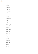 French - Numbers gap-fill worksheet (1 to 20) | Teaching Resources