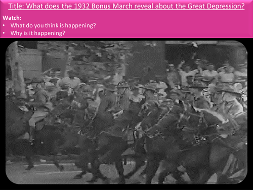 USA: What does the 1932 Bonus March reveal about the Great Depression ...