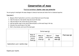 New AQA GCSE trilogy/chemistry- balancing equations and formula mass ...