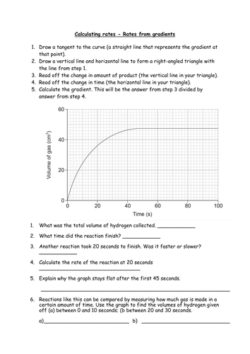 New AQA GCSE trilogy/chemistry- rates of reaction | Teaching Resources