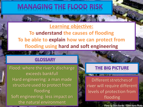 NEW AQA GCSE Geography: UK Rivers- Hard and soft engineering | Teaching ...