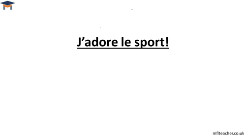 French - Sports presentation | Teaching Resources