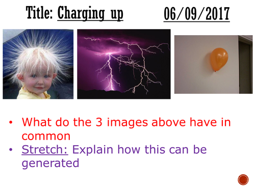 Charging up (static) - complete lesson (KS3) | Teaching Resources