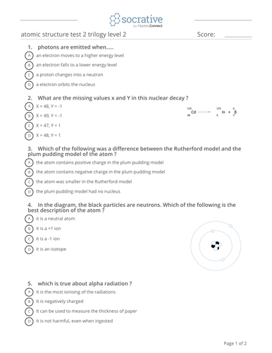 AQA physics GCSE 9 -1 style multiple choice revision questions for ...