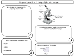 New Gcse Biology Required Practical Revision Sheets Teaching Resources