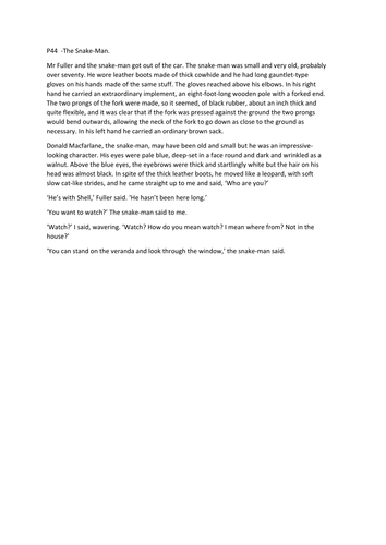 'Going Solo' By Roald Dahl Reading resources PART 2 | Teaching Resources
