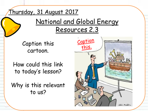 New AQA GCSE trilogy/physics- national and global energy resources ...