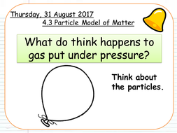New AQA GCSE trilogy/physics- gas pressure | Teaching Resources