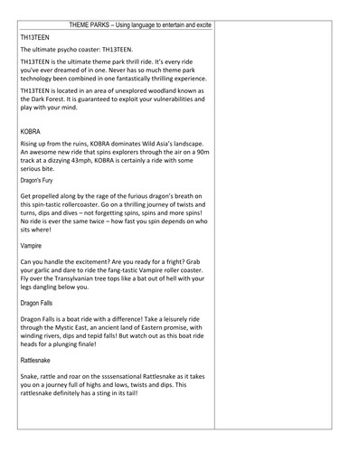 Transactional Writing Scheme of Work KS3 or KS4 | Teaching Resources