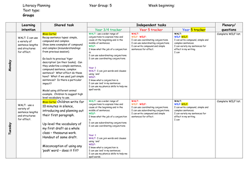 Character description Year 5 (fantastic beasts). | Teaching Resources