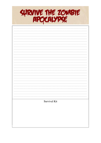Zombie Apocalypse KS3 Lessons | Teaching Resources