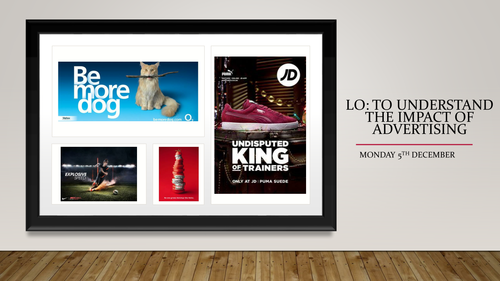 Christmas Adverts English Lesson KS2/KS3 | Teaching Resources