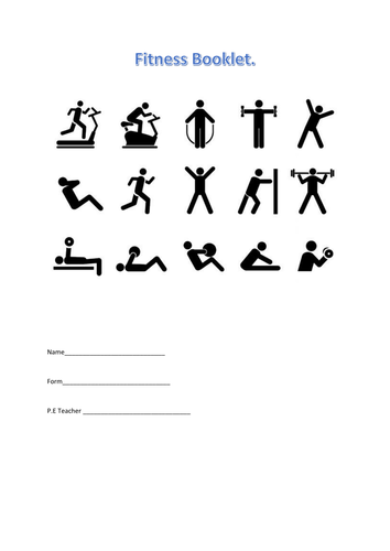 Gym/ fitness suite 6 lesson booklet | Teaching Resources
