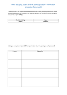 WJEC (Eduqas) 2016 A level PE - Skill acquisition - Welfords ...