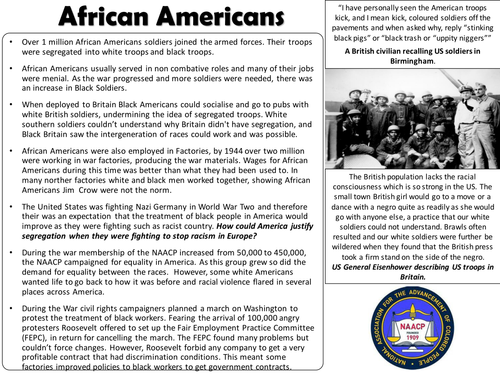 USA: How did the Second World War impact society in America? | Teaching ...