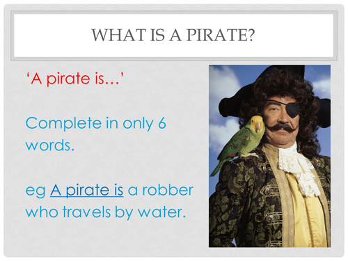 English Pirates Lesson KS2 or KS3 | Teaching Resources
