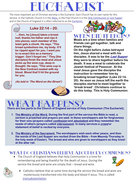 WJEC Eduqas: Christianity: Whole Lesson on the Eucharist | Teaching ...