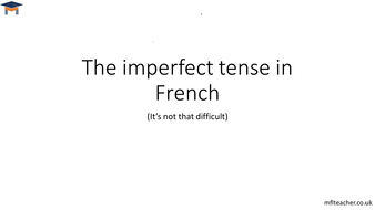 French - The imperfect tense | Teaching Resources