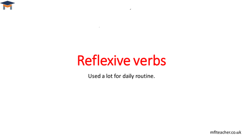 French - Reflexive verbs (daily routine) | Teaching Resources