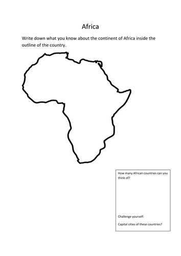 Reading lesson with a range of activities- Africa | Teaching Resources