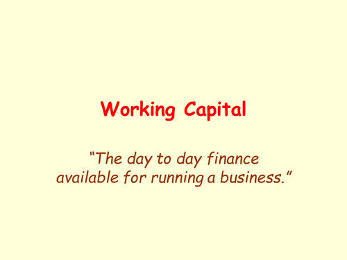 Business Studies – Cambridge IGCSE – Financial Information – Unit 22 ...