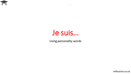 French - Adjectives to describe personality | Teaching Resources
