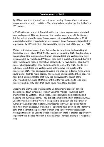 EdExcel GCSE History - Medicine - Modern Medicine Completed Resource ...