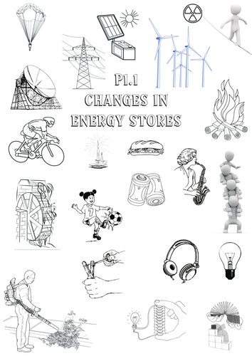 GCSE AQA P1.1 Changes in energy stores Work Book | Teaching Resources