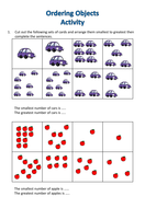 Year 1 - Place Value - Week 4 - Compare Numbers, Order Objects and ...
