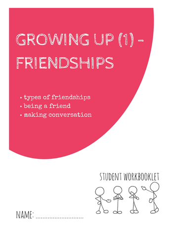 SPECIAL EDUCATION - GROWING UP (1) - FRIENDSHIPS workbooklet | Teaching ...
