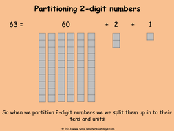 Partitioning Numbers in Different Ways KS2 Worksheets, Lesson Plans and ...