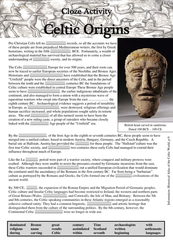 Celtic Society | Teaching Resources