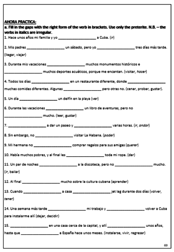 Spanish A Level Grammar Booklet | Teaching Resources