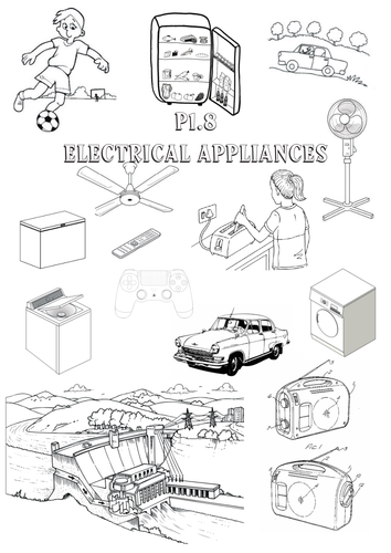 GCSE AQA P1.8 Electrical Appliances workbook NEW SPEC | Teaching Resources