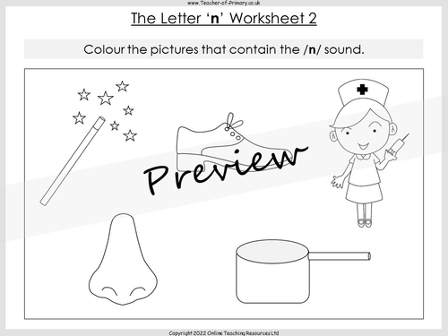 i, n, m, d - Letters and Sounds - Phonics Phase 2, Set 2 | Teaching ...