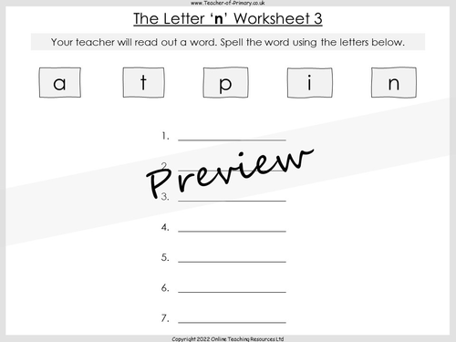 i, n, m, d - Letters and Sounds - Phonics Phase 2, Set 2 | Teaching ...