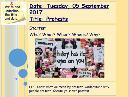 Political Protest | Teaching Resources