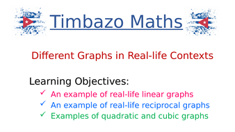 Different Graphs in Real-life Contexts | Teaching Resources