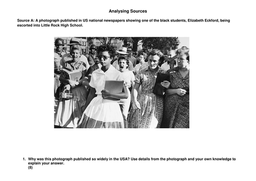 Little Rock Nine Case - Black Peoples of America | Teaching Resources