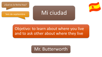 KS3 Spanish // Mi ciudad // ¿Dónde vives? // Saying where you live in ...