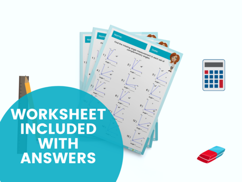 Calculating Angles - Year 6 Digital Lesson and Activities + Printable ...
