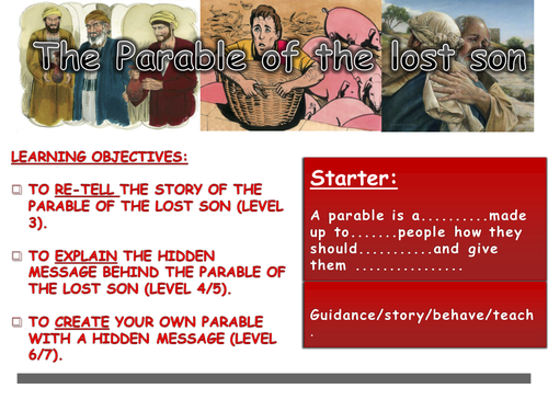 Christianity - The Parable of the Lost Son | Teaching Resources